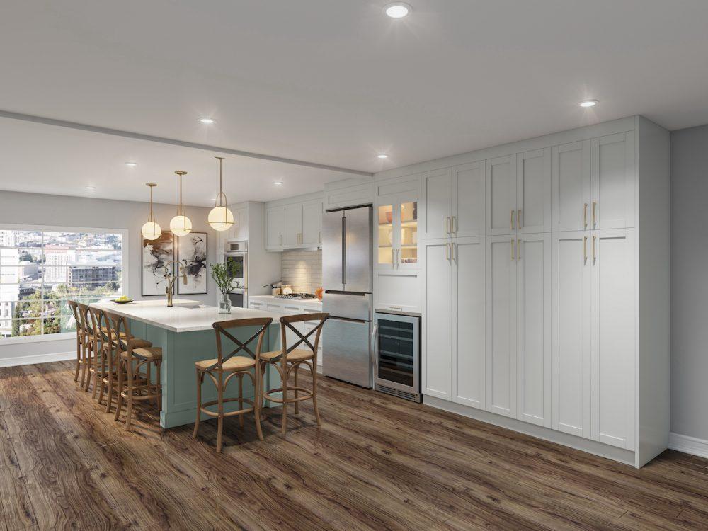 Kitchen Island Seating for 6 - Bath Plus kitchen